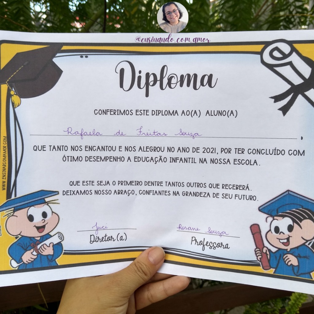 DIPLOMA EDUCAÇÃO INFANTIL - Ensinar com amor
